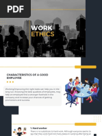 Work Immersion - Work Ethics | PDF | Integrity | Social Institutions