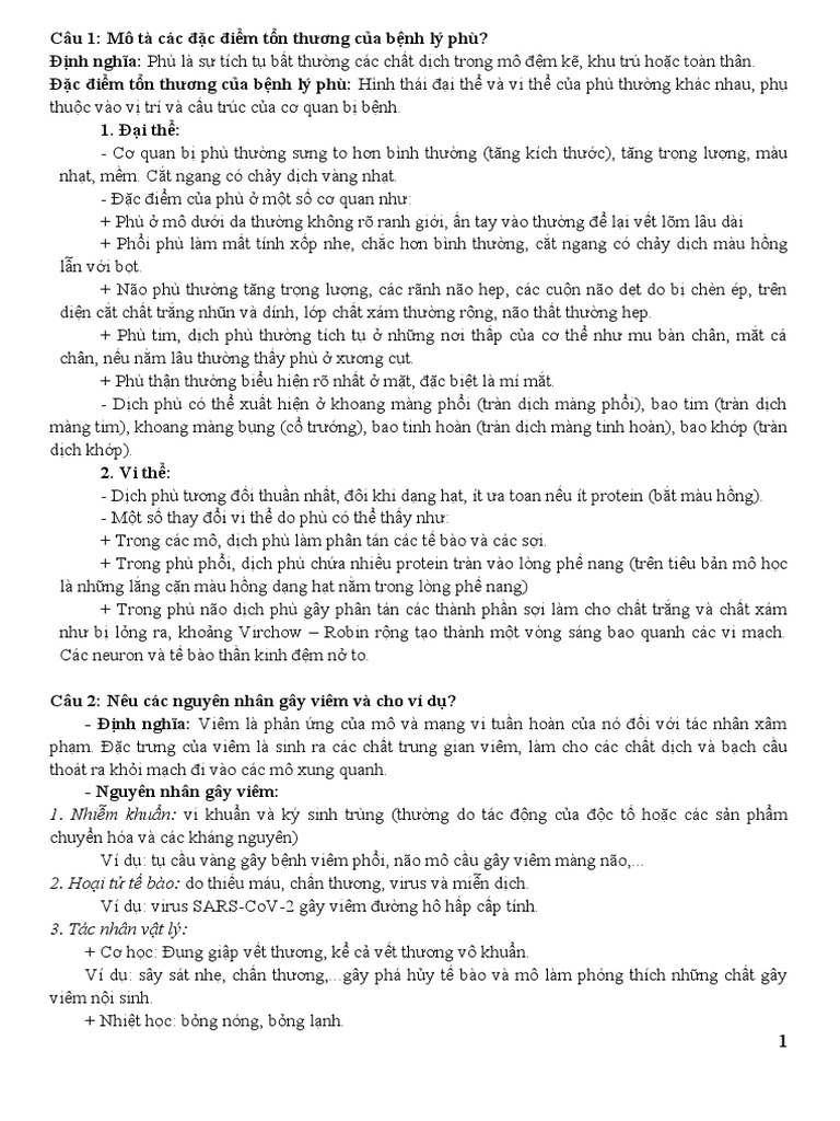 Đề cương GPB | PDF