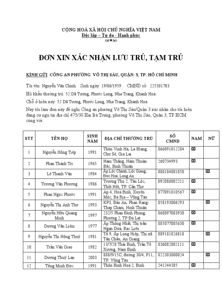 Giay Xac Nhan Luu Tru 2 - 2010172147 | PDF