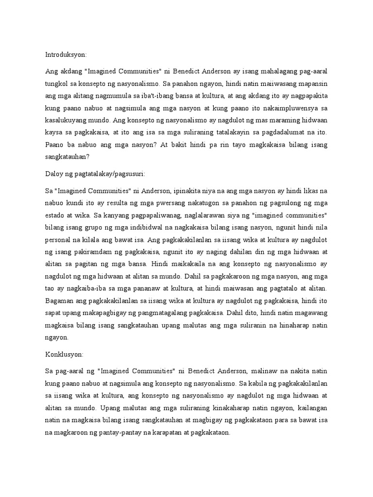 Dalumat Sanaysay | PDF