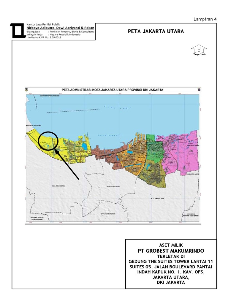 Peta Jakarta Utara | PDF