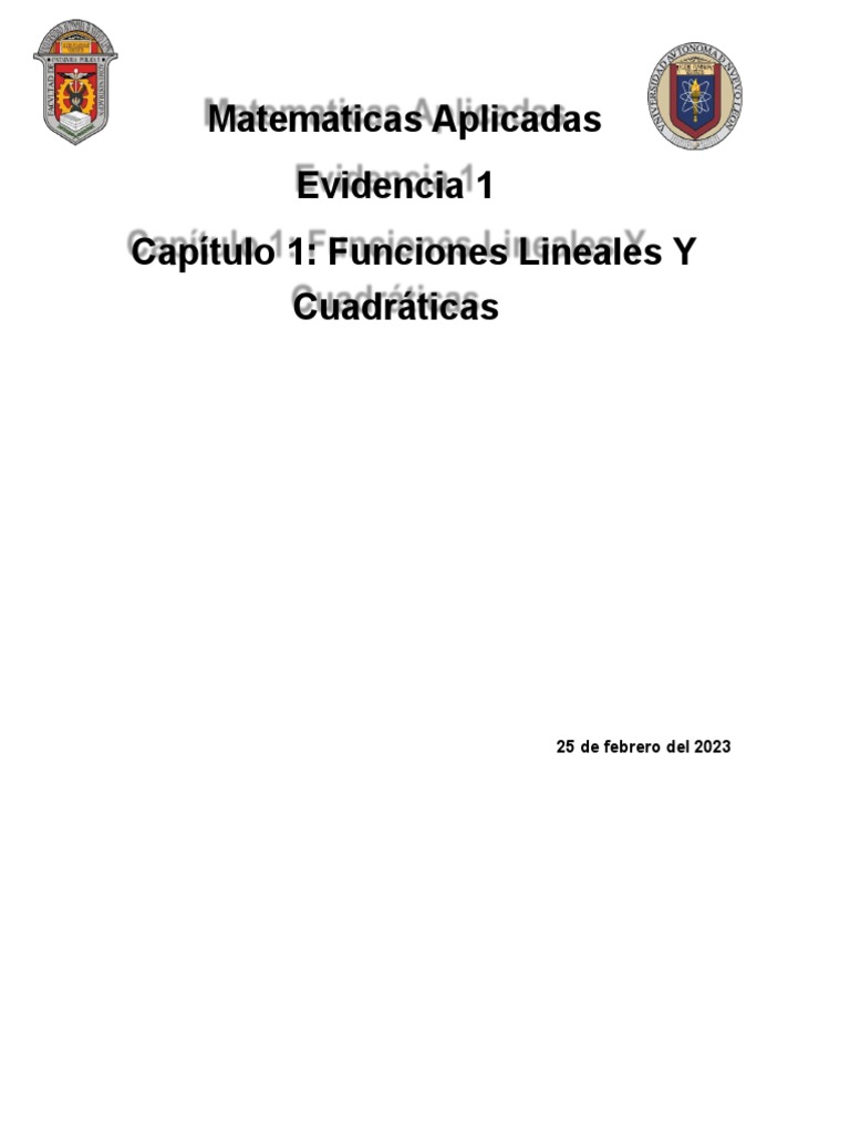 Ev1 - MatApl - 1k 2 | PDF