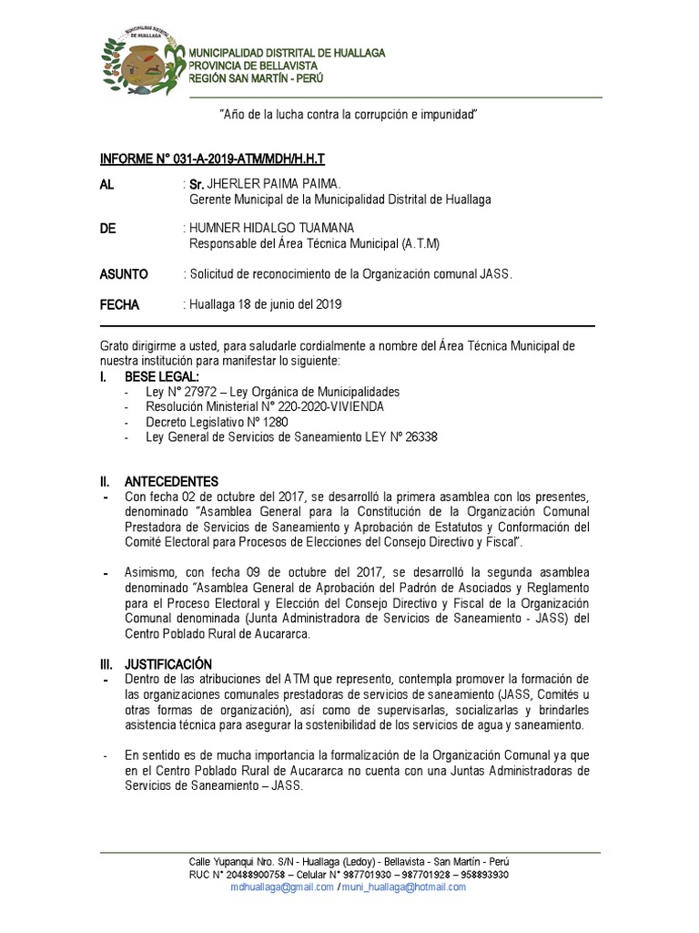 Informe 000 - Reconocimiento de Jass | PDF