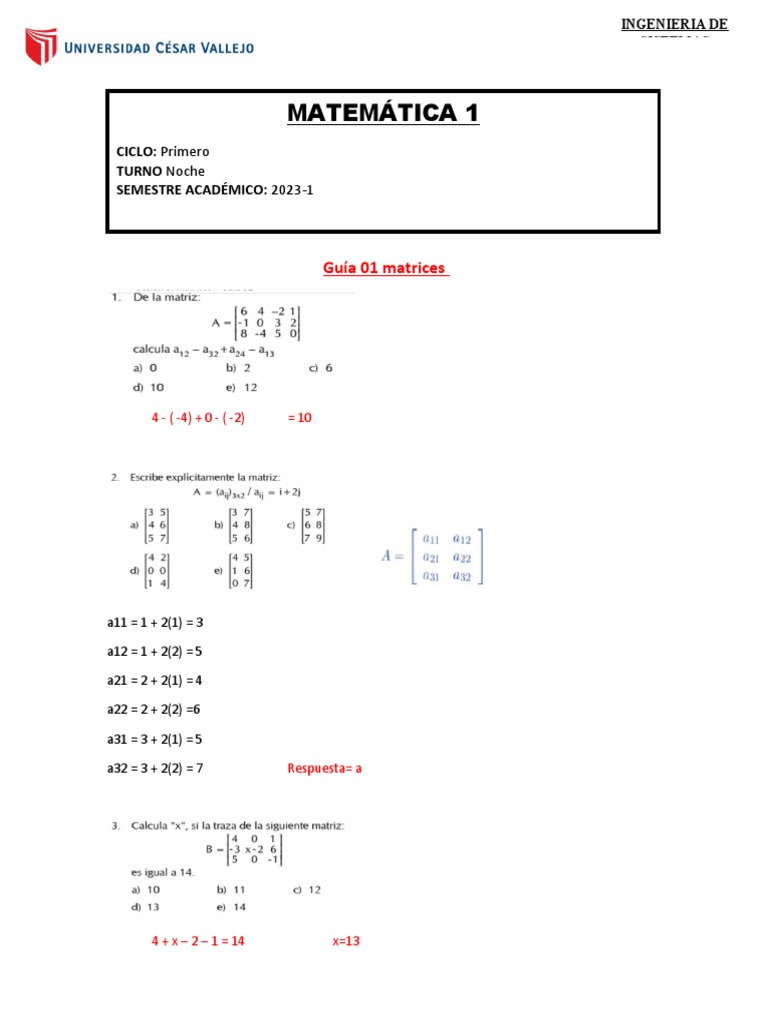 Tarea Mate. Clase 4 | PDF