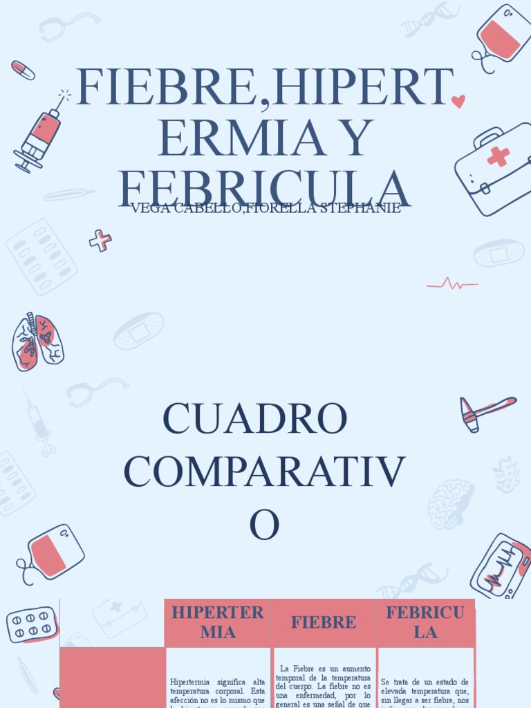 Fiebre, Hipert Ermia Y Febricula: Vega Cabello, Fiorella Stephanie | PDF