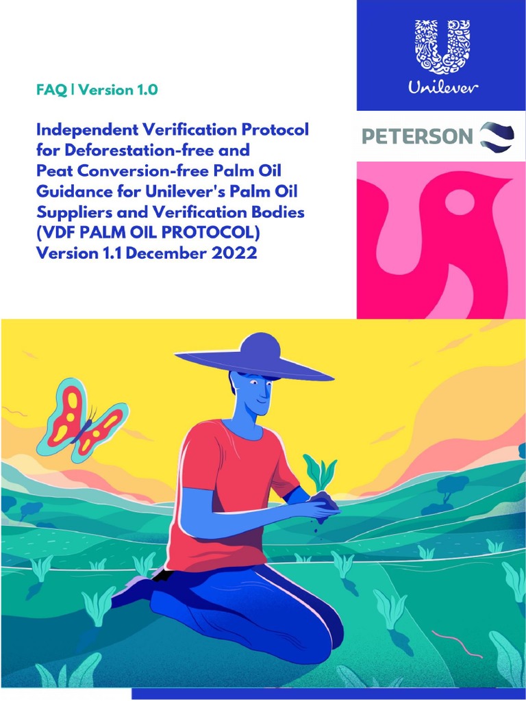 Unilever VDF Palm Oil Protocol FAQ | PDF