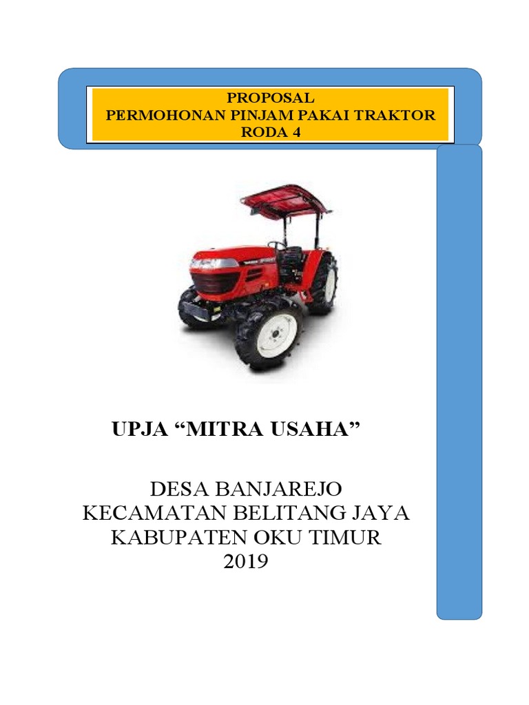 Proposal Traktor Roda 4 | PDF