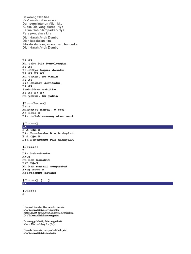 Lagu Paskah Minggu Kebangkitan | PDF