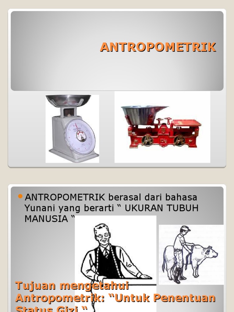 Materi ANTROPOMETRIK.1 | PDF