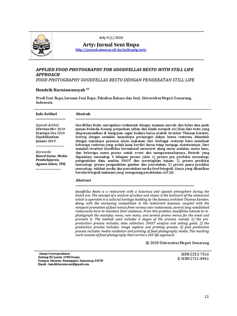 Jurnal Hendrik Kurniawansyah | PDF
