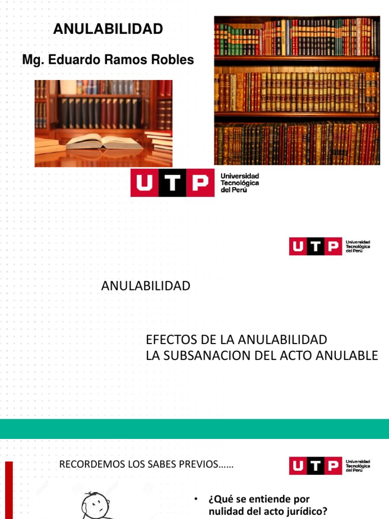 Anulabilidad | PDF | Intención (Derecho Penal) | Nulo (ley)