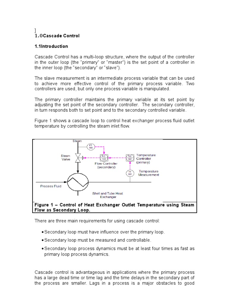 Cascade Control | PDF | Control Theory | Mechanical Engineering