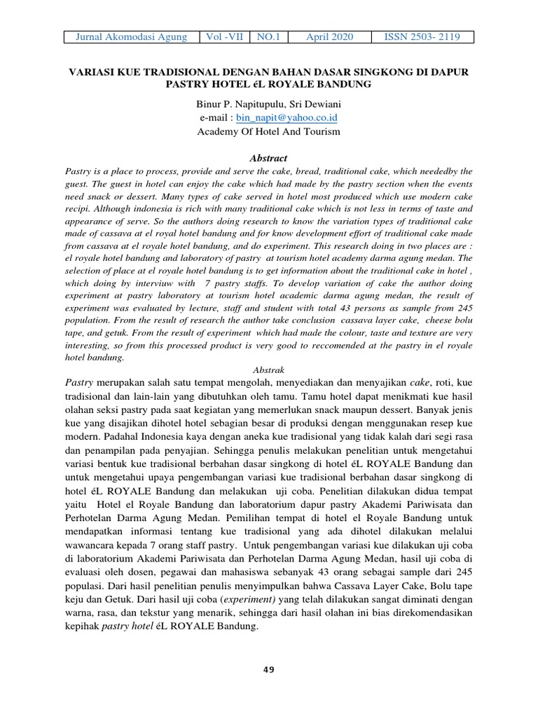 Jurnal Napitupulu | PDF