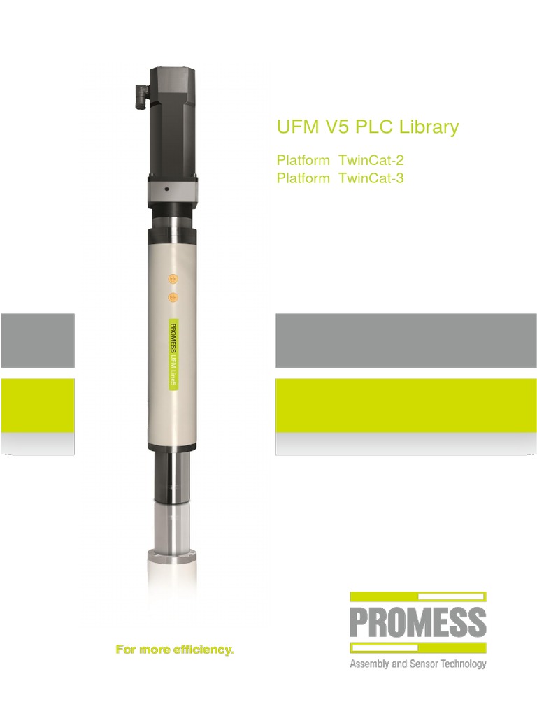 0 - FB UFM V5 (TwinCat 2 Und 3) - EN | PDF | Parameter (Computer ...