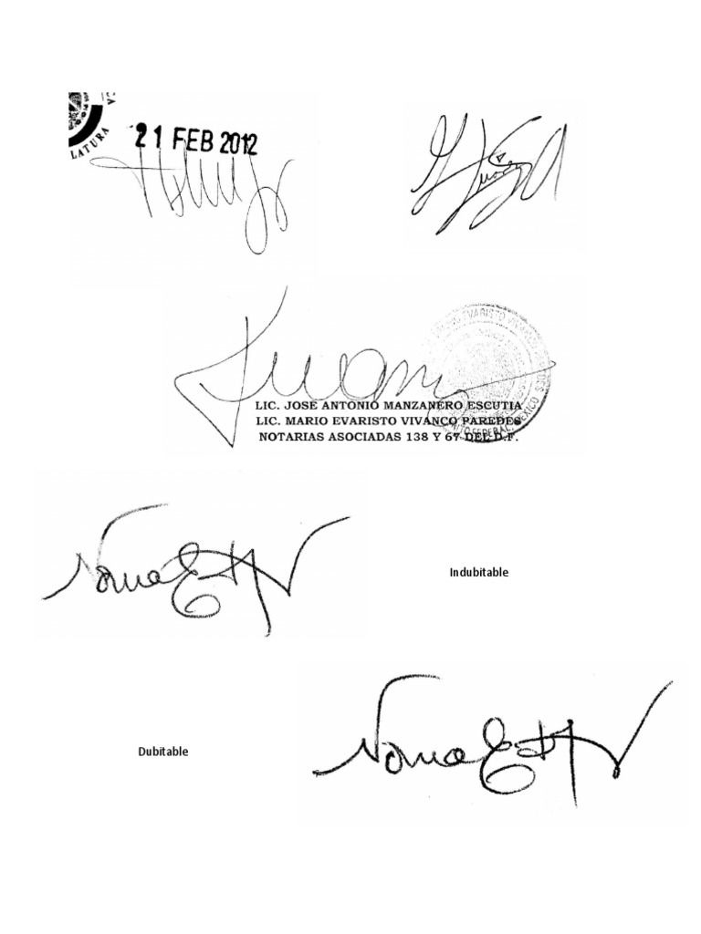 Ejercicio Documentoscopía | PDF