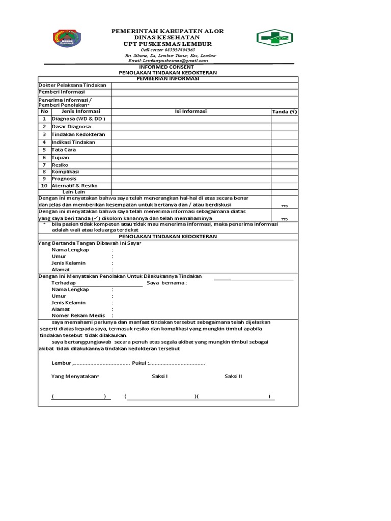 Format Inform Concent. DR Dora | PDF