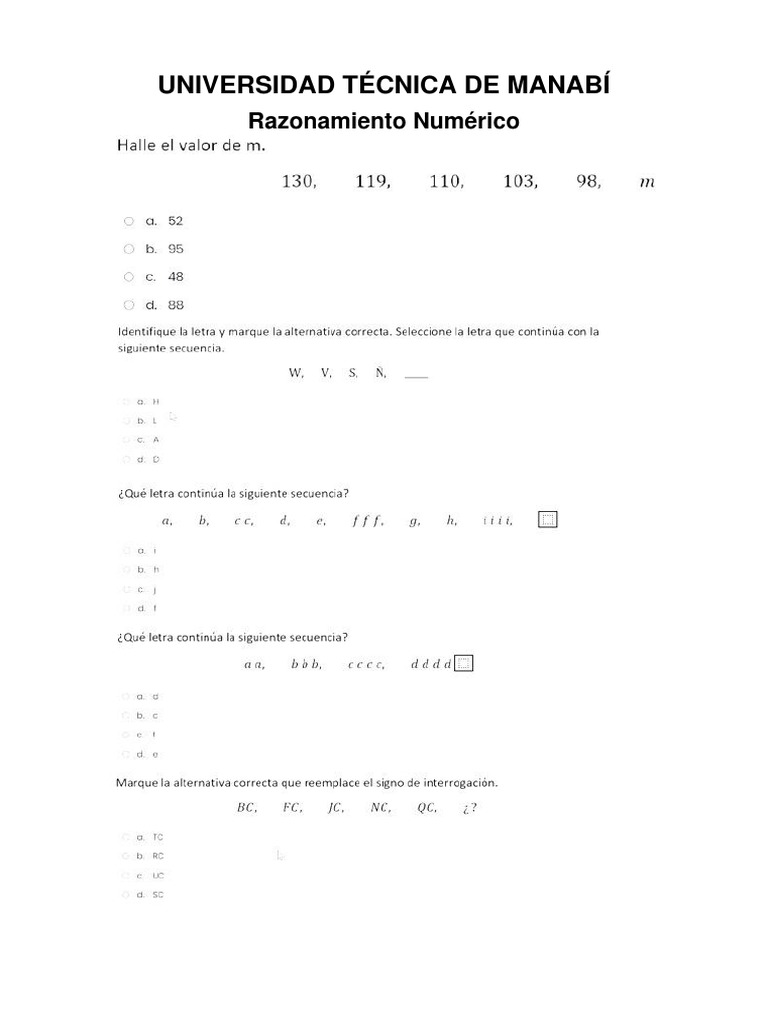 Prueba Utm PDF | PDF