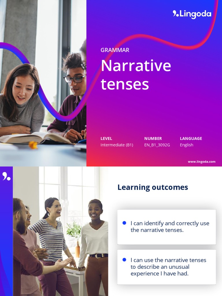 Narrative Tenses: Grammar | PDF