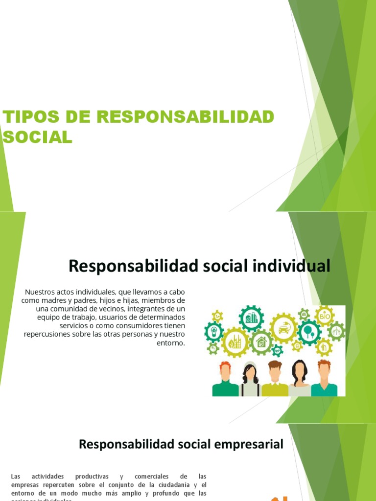 Tipos de Responsabilidad Social | PDF