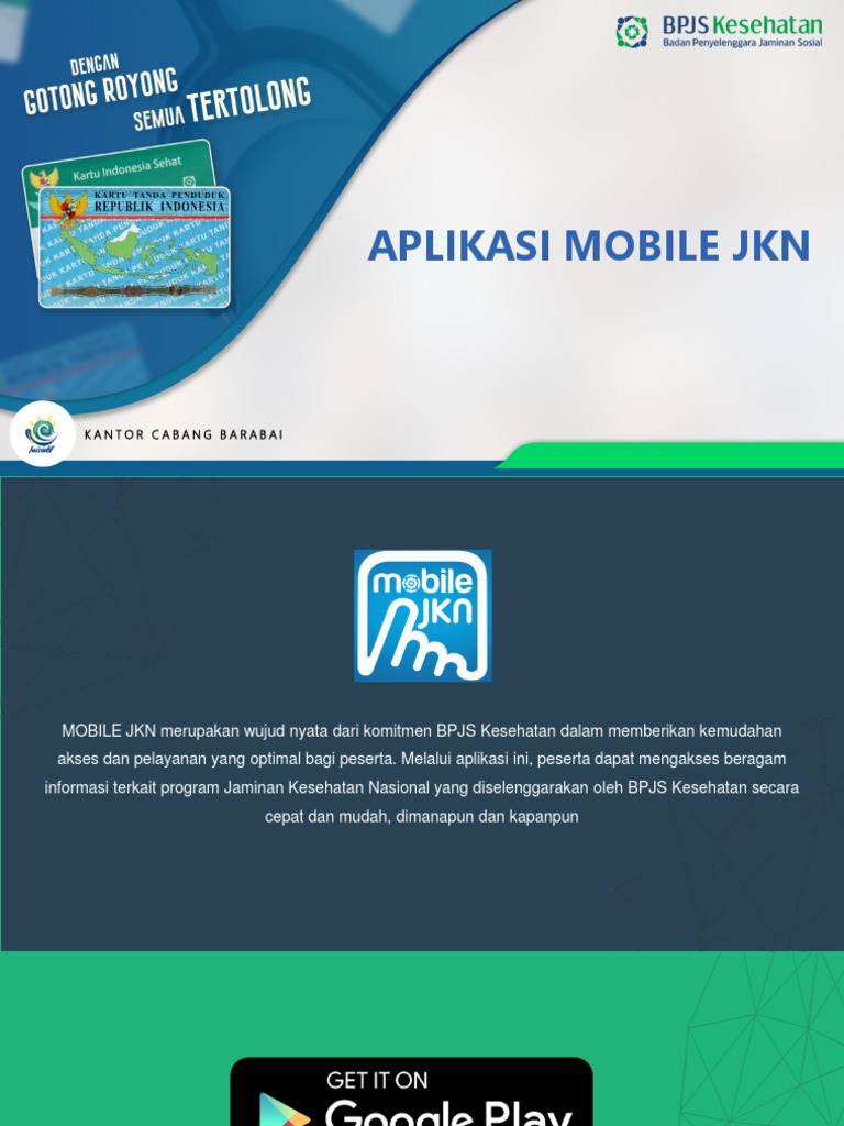 MATERI Aplikasi MOBILE JKN PDF | PDF