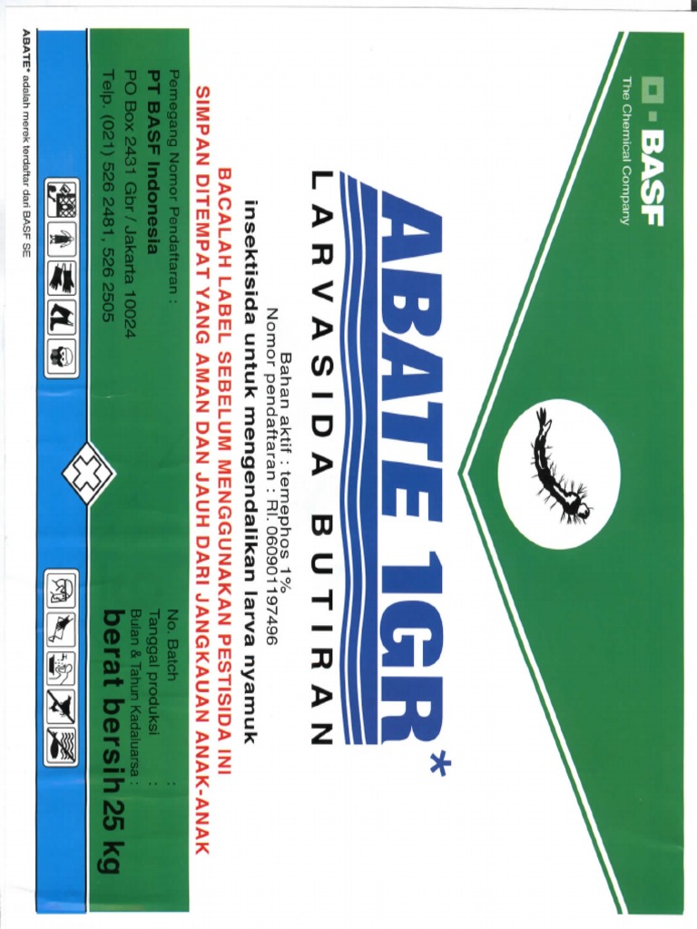 Abate - 1 - GR-ID-SDS - 01 - GHS PDF | PDF