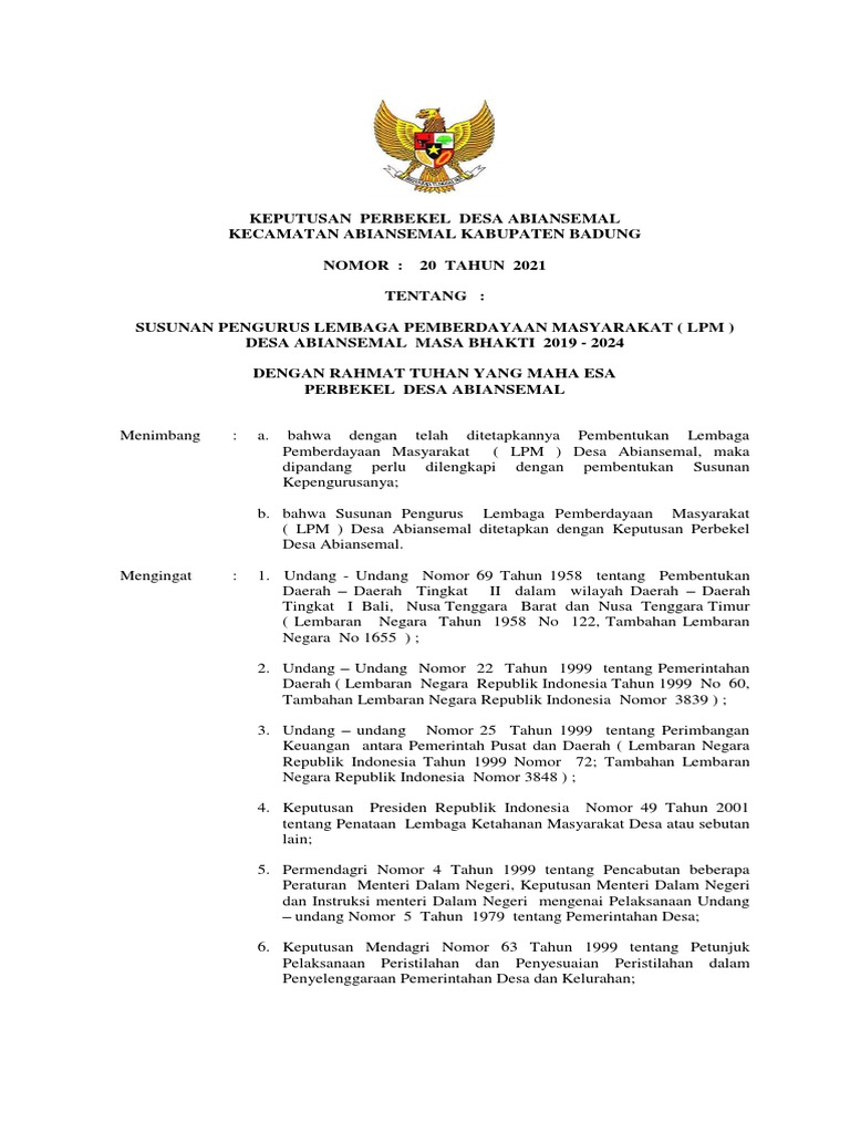 SK LPM 2021 PDF | PDF