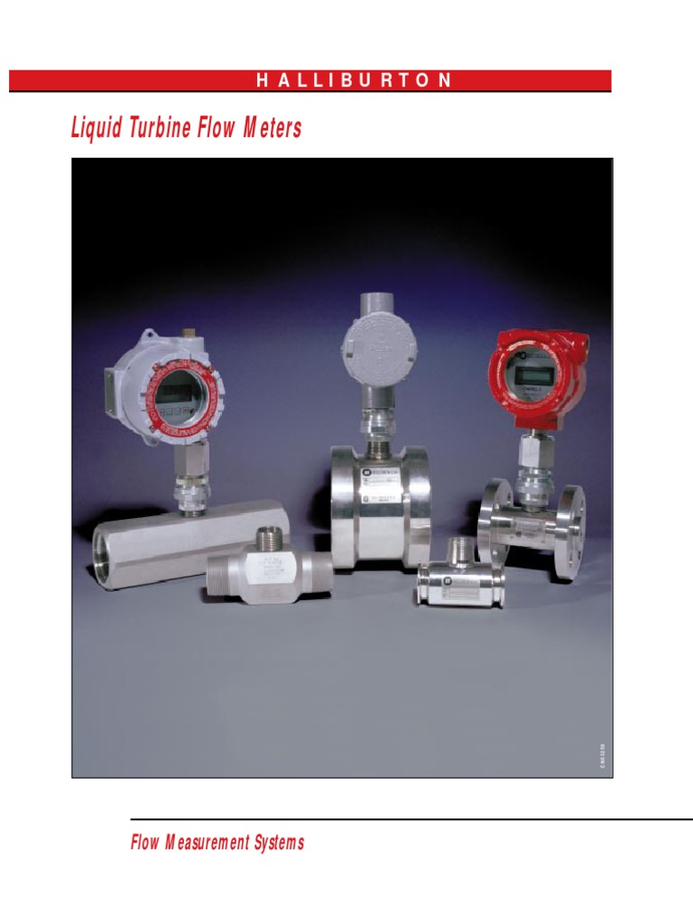 Halliburton Liquid Turbine Meters Data Sheet | PDF | Flow Measurement ...