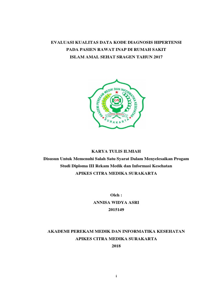 KTI Annisa Widya KKPMT | PDF