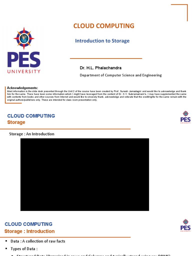 UE20CS351 Unit3 Slides PDF | PDF