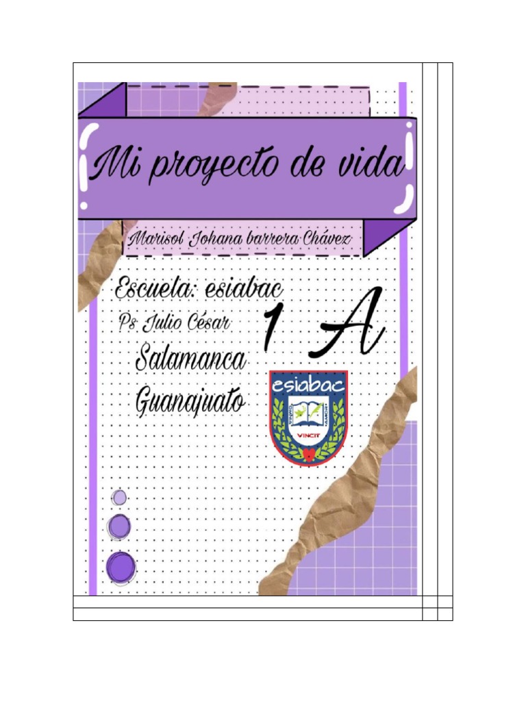 Mi Proyecto de Vida | PDF