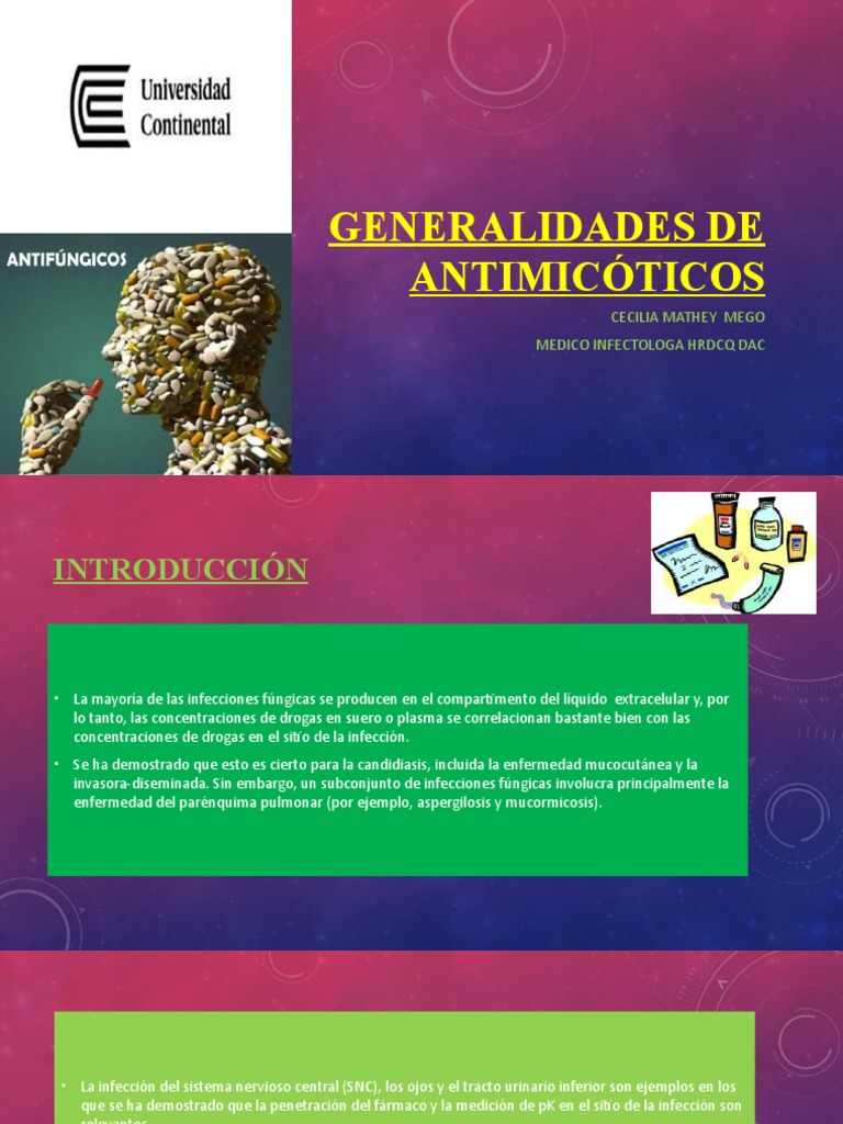 Generalidades de Antimicoticos | PDF