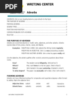 Words Expressing Degrees of Intensity-Degree Adverb Uses | PDF | Adverb ...