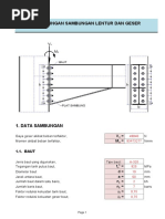 Sambungan Balok Dan Kolom H Beam | PDF