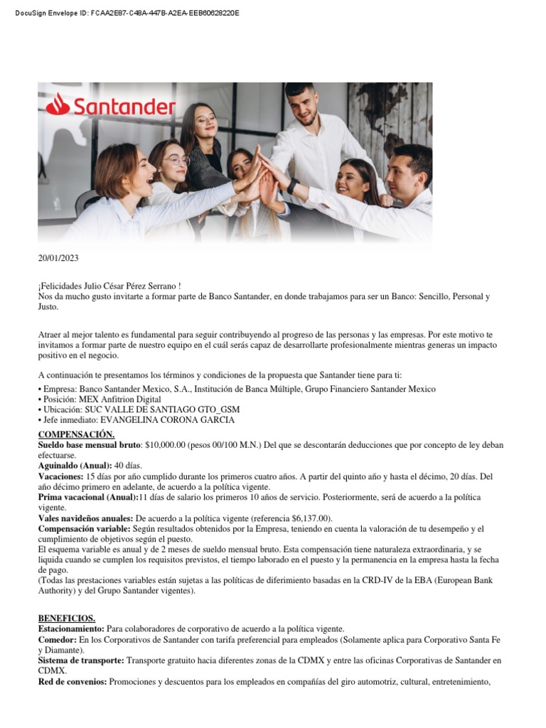 MEX Offer+Letter PDF | PDF