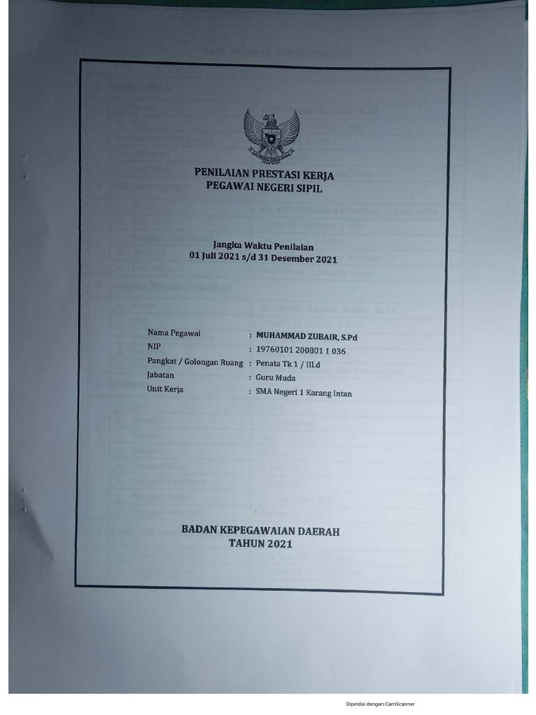 SKP Jul Des 21 ZUBAIR | PDF