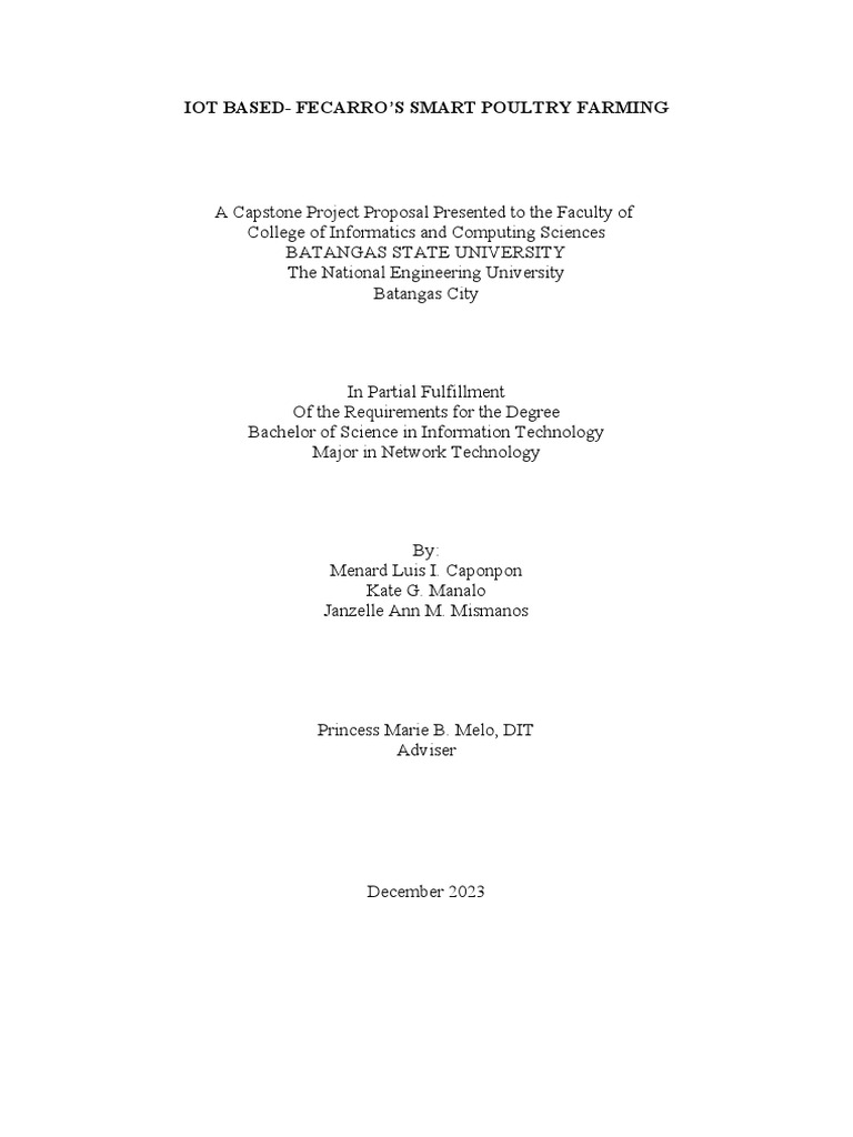 Capstone 1 Manuscript | PDF