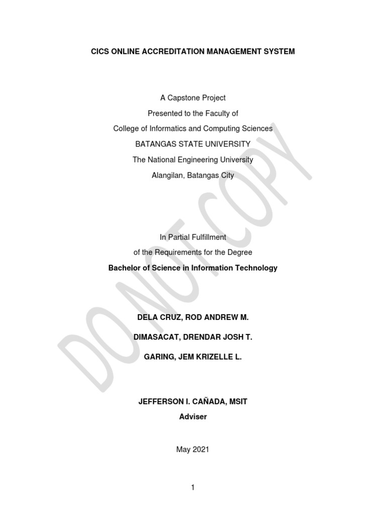 Sample Capstone Chapter 3 PDF | PDF