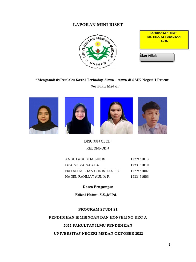 Laporan Mini Riset Kel 4 Filsafat | PDF