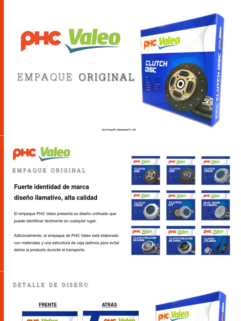 PHC Valeo Empaque Original PDF | PDF