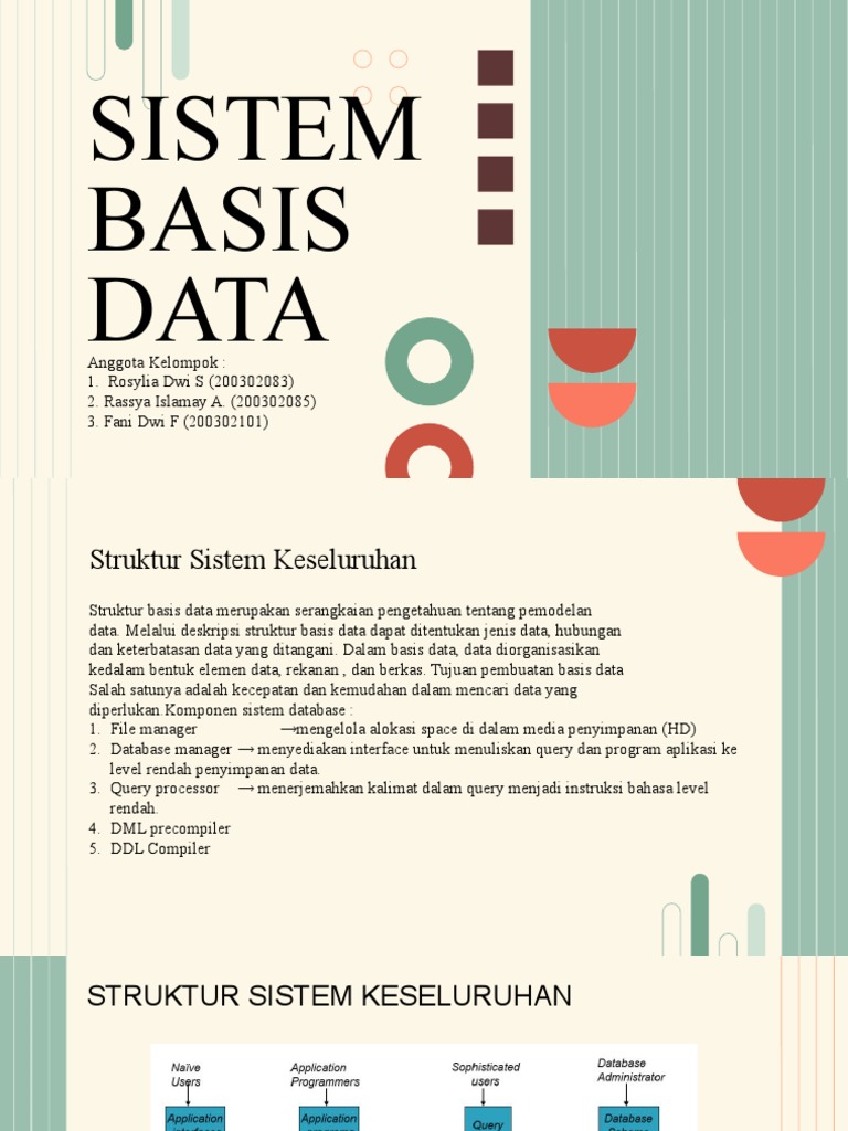 Materi 2 Sistem Basis Data (Kelompok 6) | PDF
