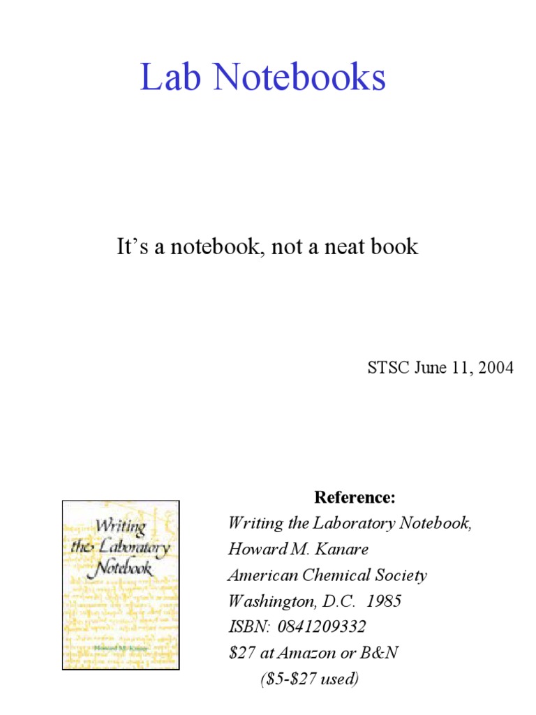 Lab Notebooks | Download Free PDF | Notebook | Books