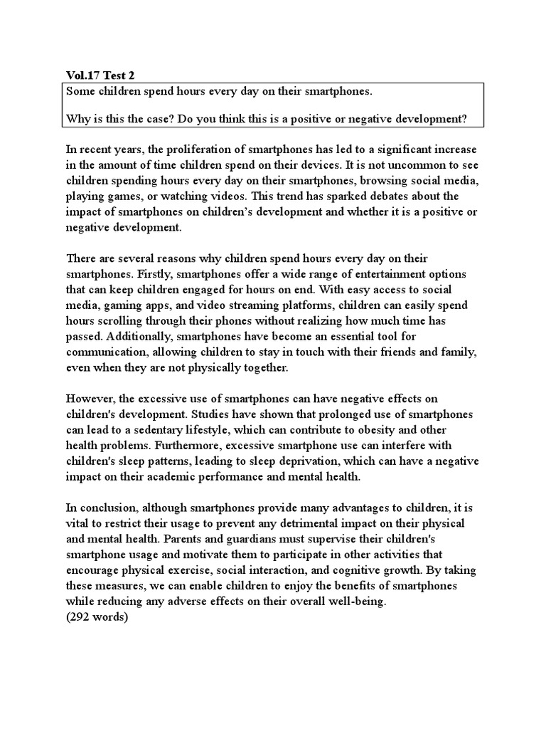 IELTS - Writing Part 2 For Smartphones | PDF