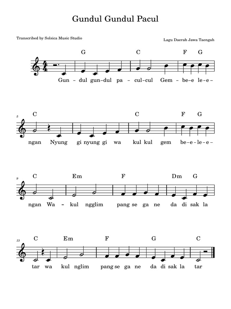 Gundul_Gundul_Pacul | PDF