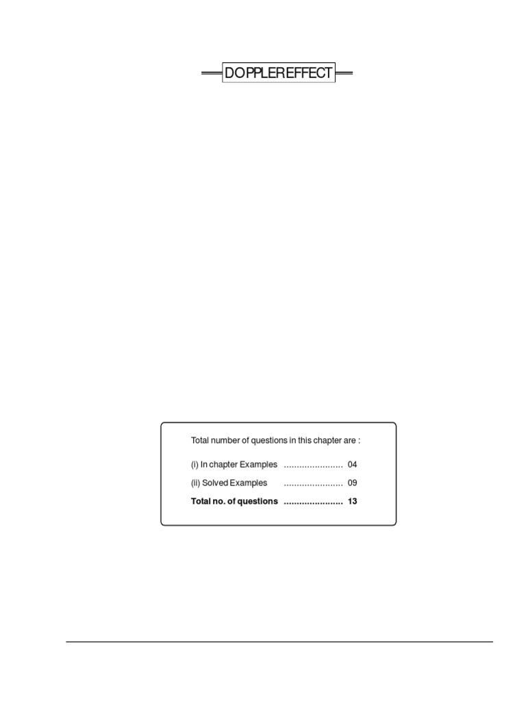 3. Doppler Effect (Theory).pdf Module-3 | PDF