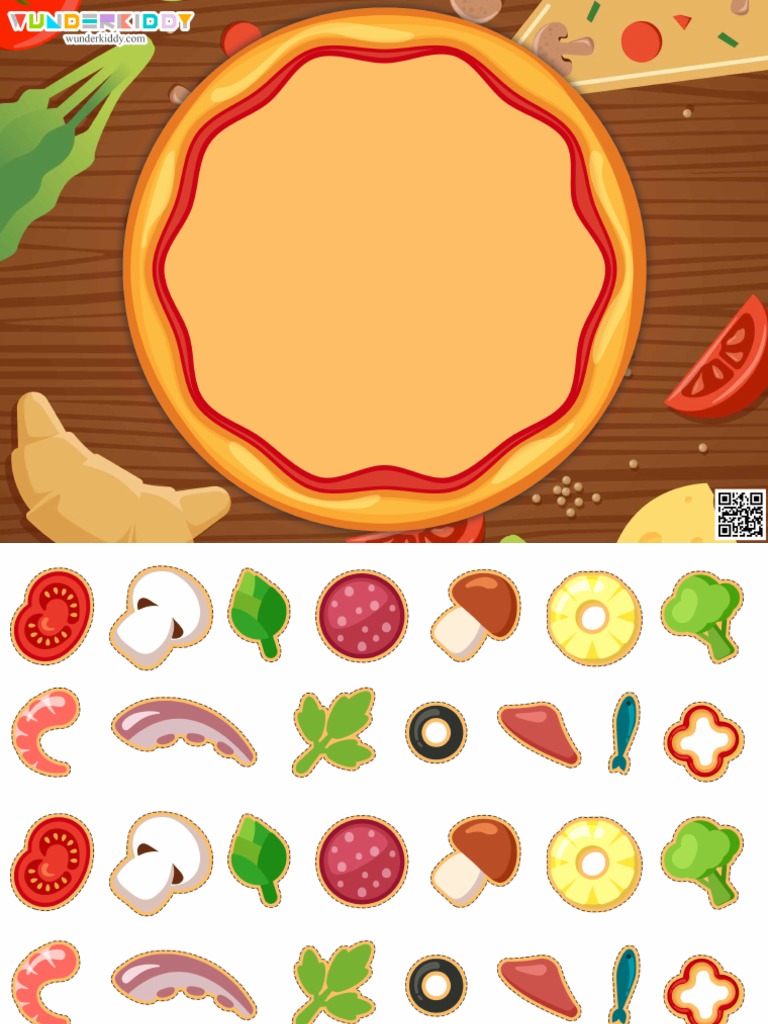Pizza-Making-Kids Game To Print | PDF