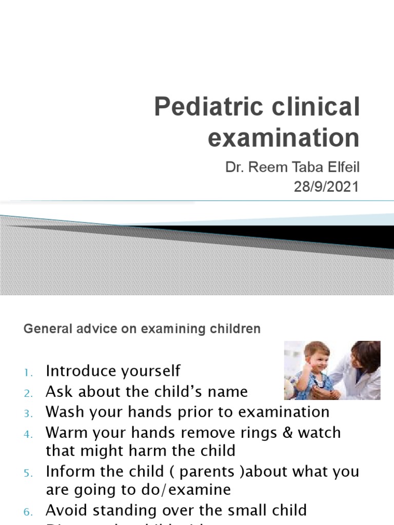 Pediatric Clinical Examination | PDF