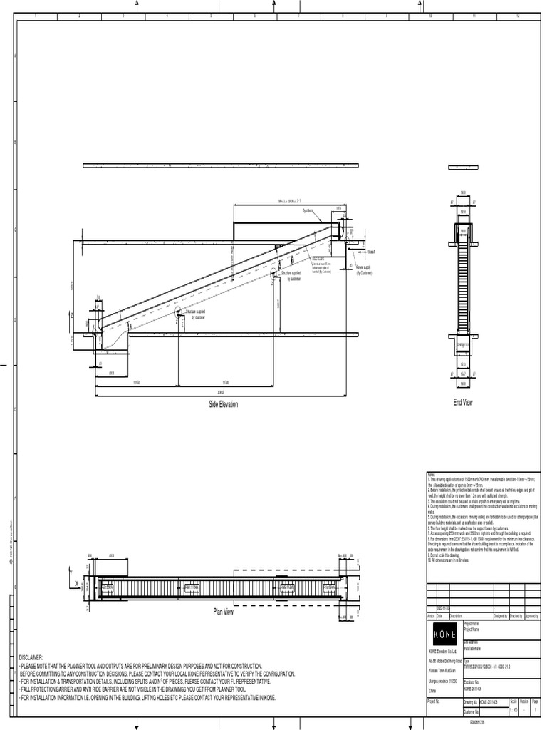 Inclined Walkway Detail | PDF