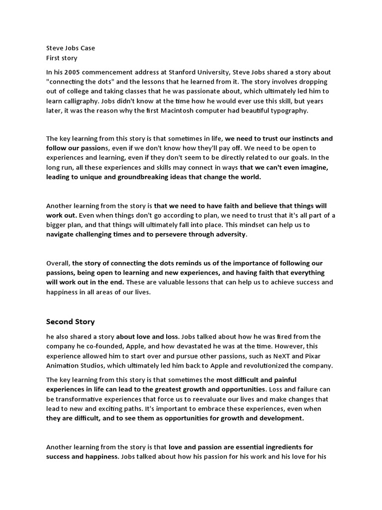 Steve Jobs Case | PDF