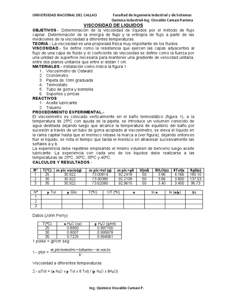 Viscosidad De Liquidos PDF