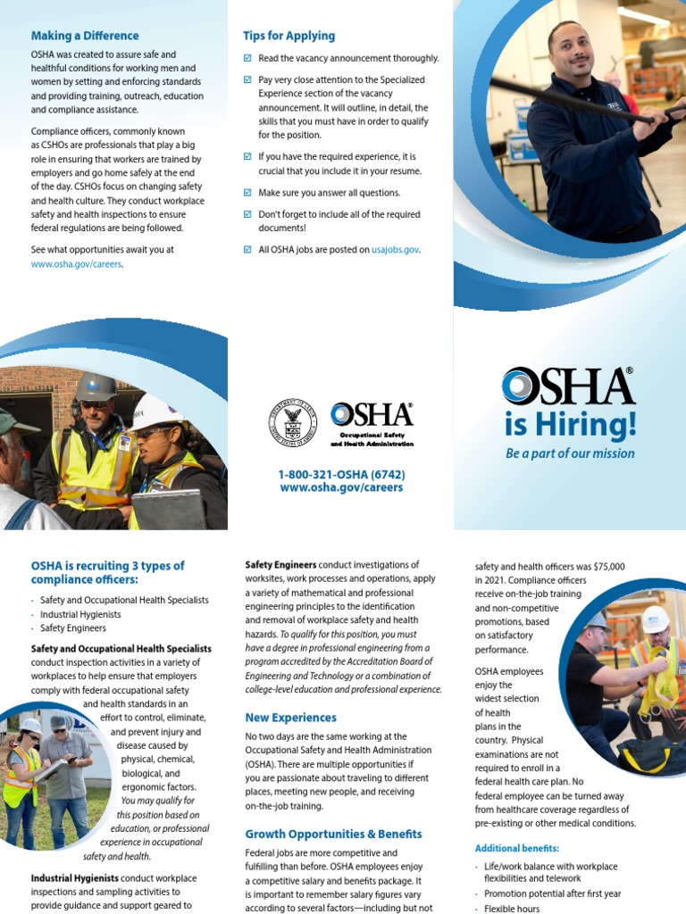 OSHA Compliance Officer Job Openings | PDF